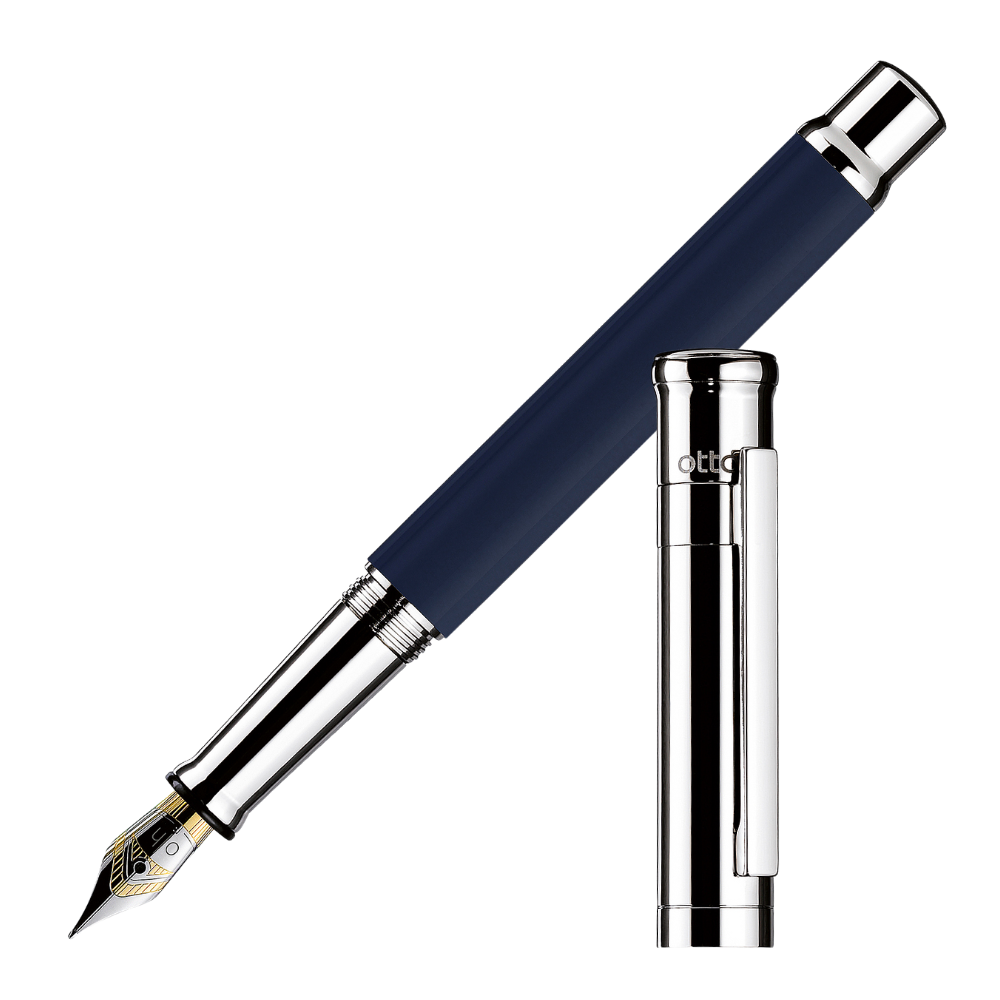 Otto Hutt design04 blau glanz Füllfederhalter