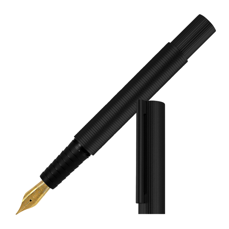 Otto Hutt design08 schwarz matt Füllfederhalter